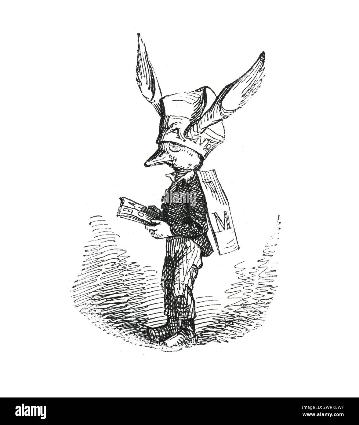 Anthropomorphic animals. humanized angel bird. Duck with angel wings ...