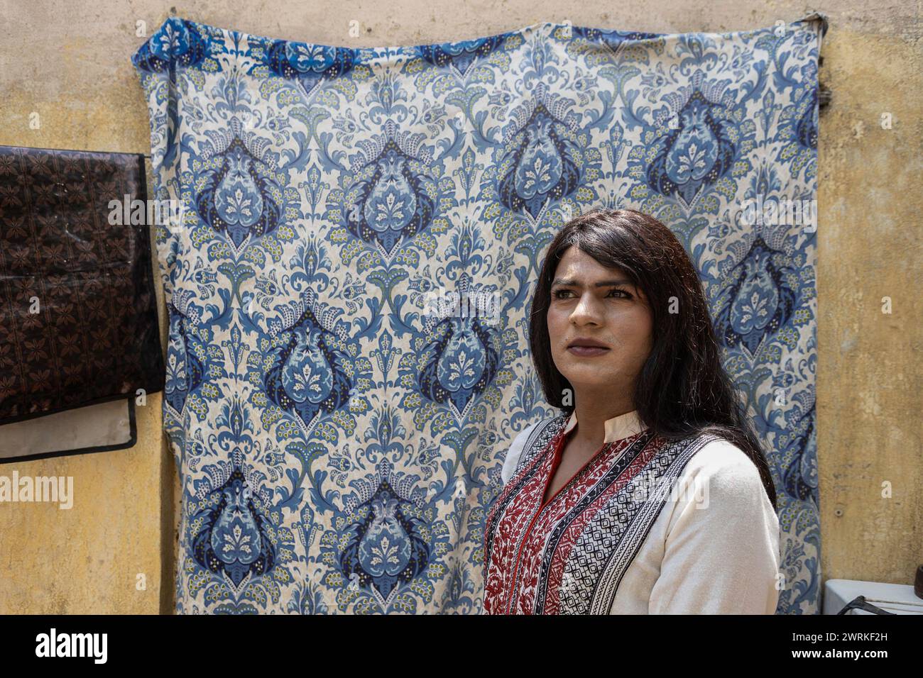 June 9, 2023, Islamabad, Pakistan: Nisha, a transgender woman, standing ...