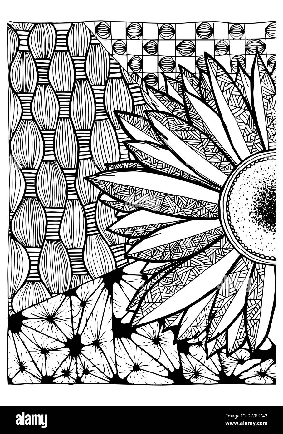 Close up stylized view Cut Out Stock Images & Pictures - Alamy