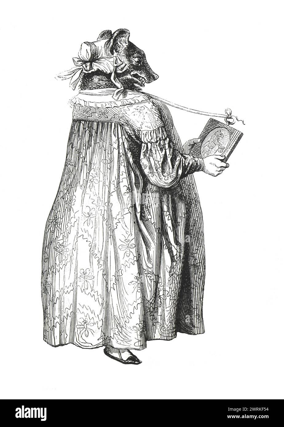 Anthropomorphic animals. humanized wolf. wolf in pajamas. cyborg ...