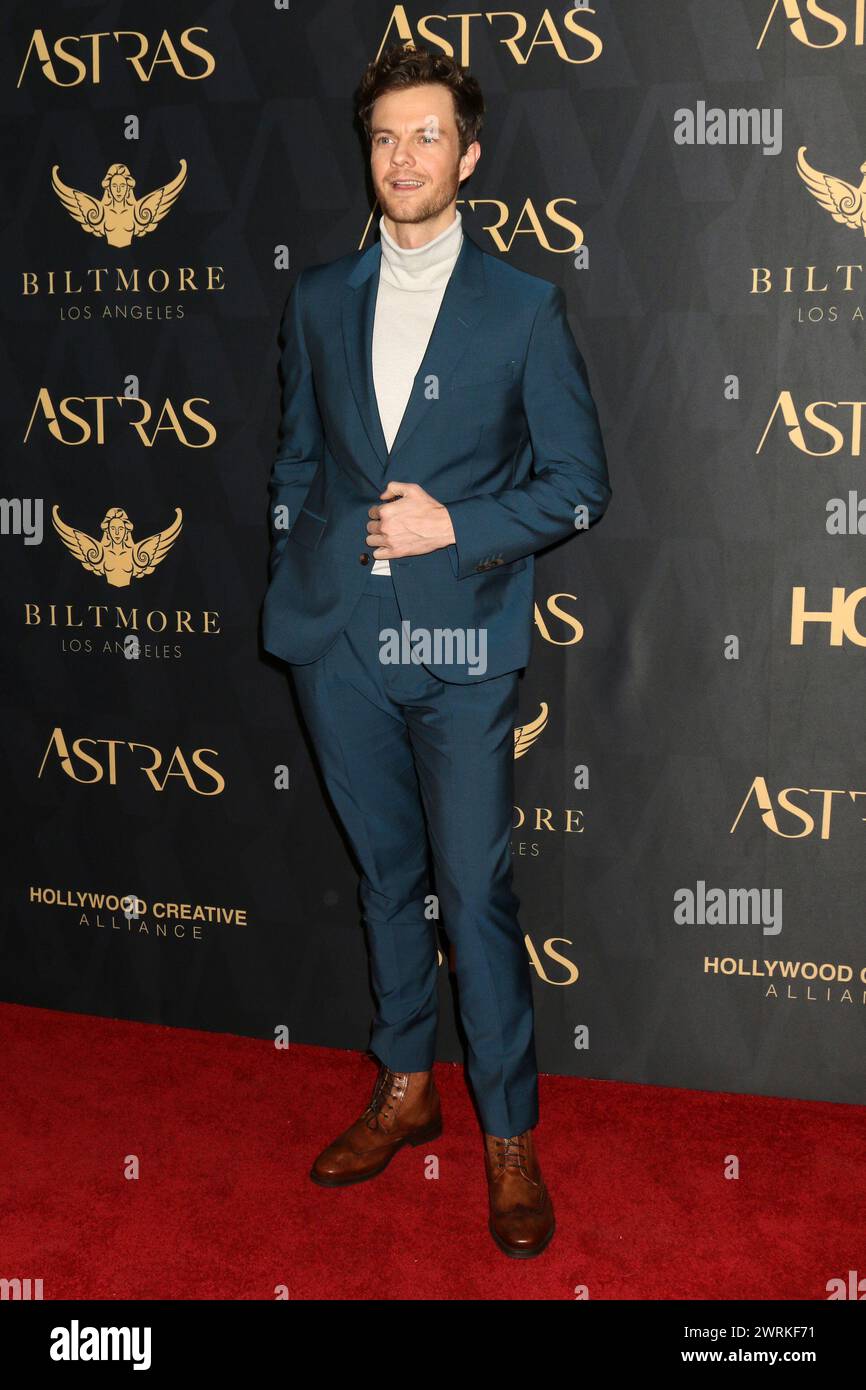 LOS ANGELES - JAN 8: Jack Quaid at the ASTRA TV Awards at the Biltmore Hotel on January 8, 2024 ...