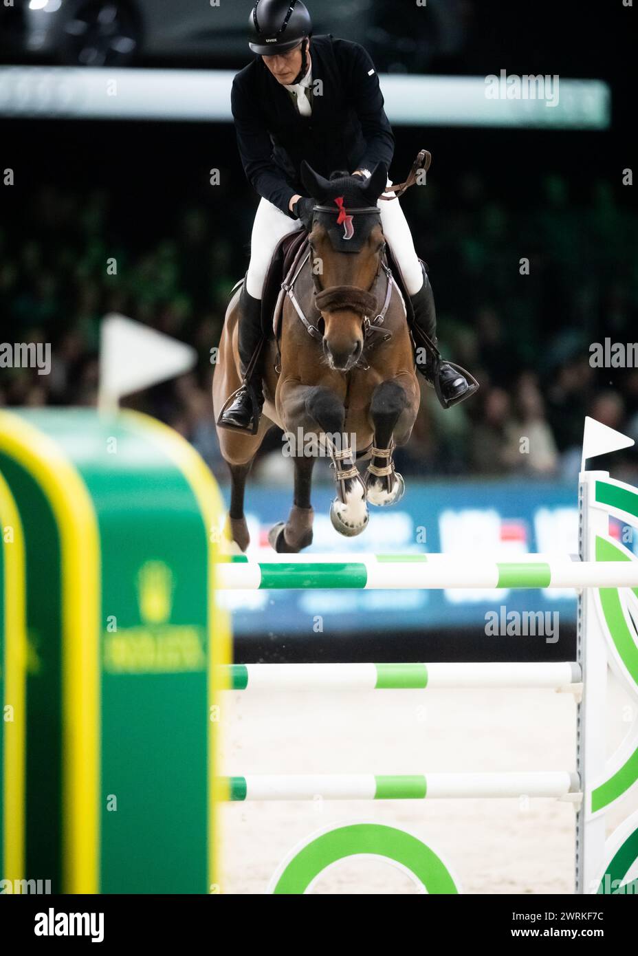 DenBosch, Netherlands - March 8, 2024. Marc Houtzager of the ...
