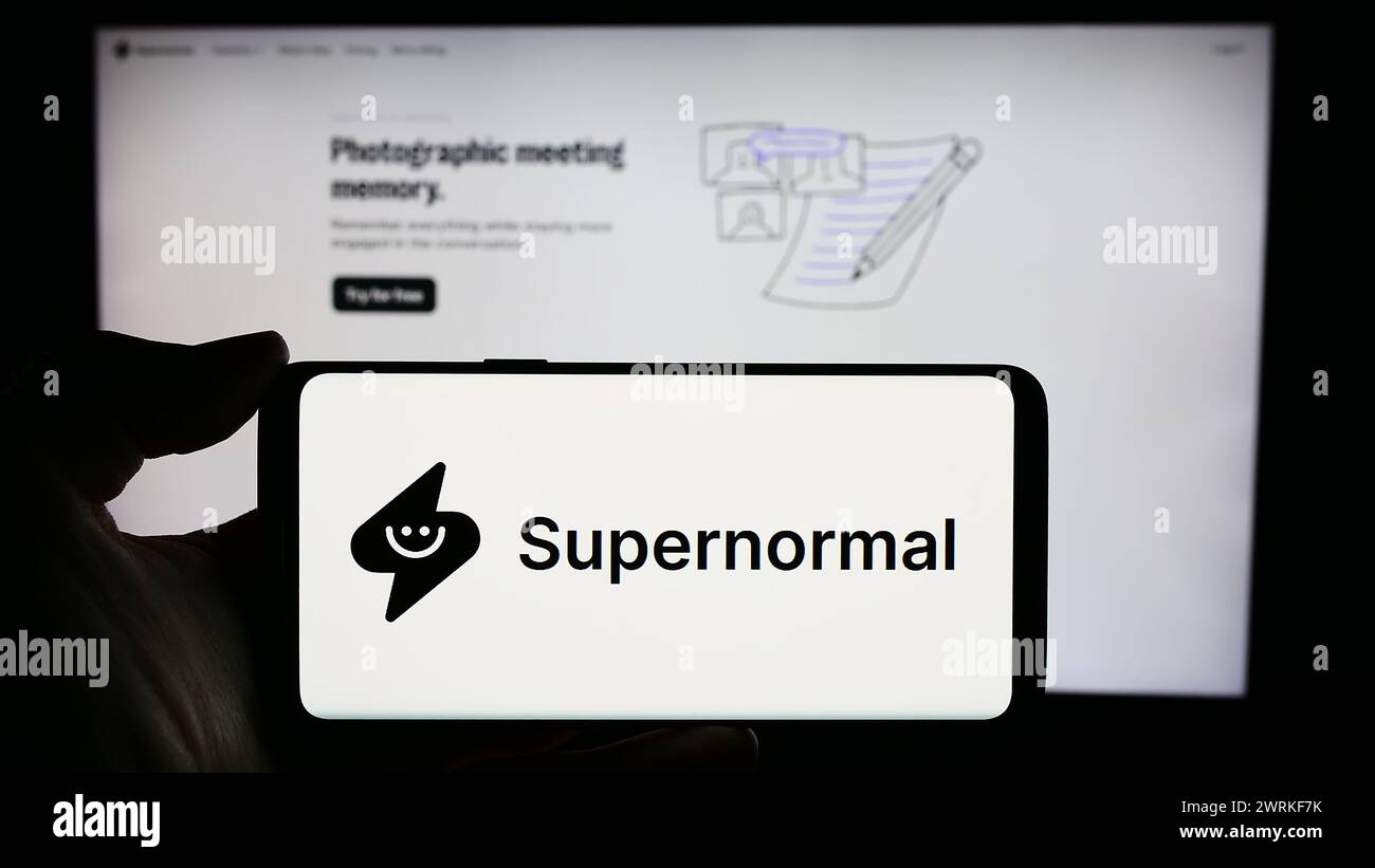 Supernormal logo hi-res stock photography and images - Alamy