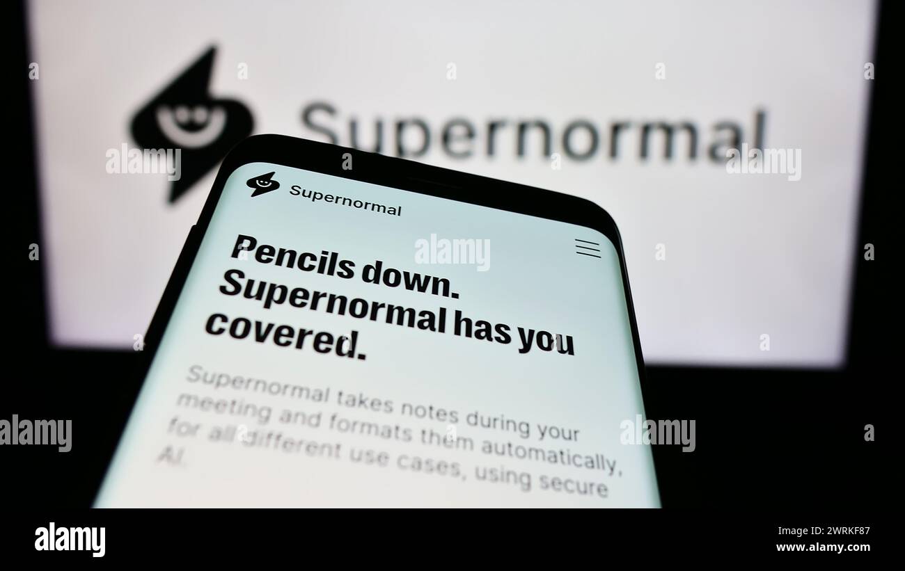 Supernormal logo hi-res stock photography and images - Alamy