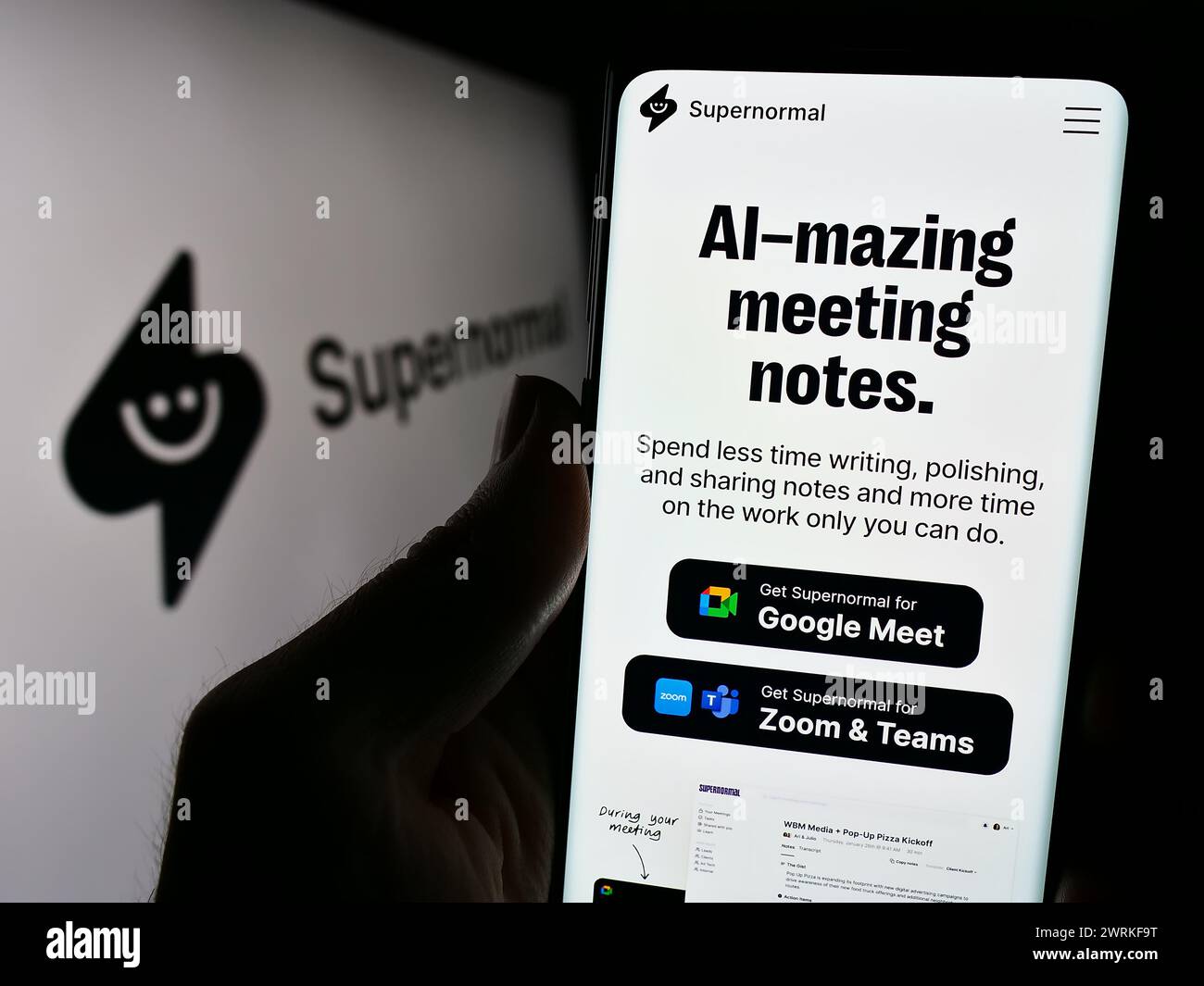 Supernormal logo hi-res stock photography and images - Alamy