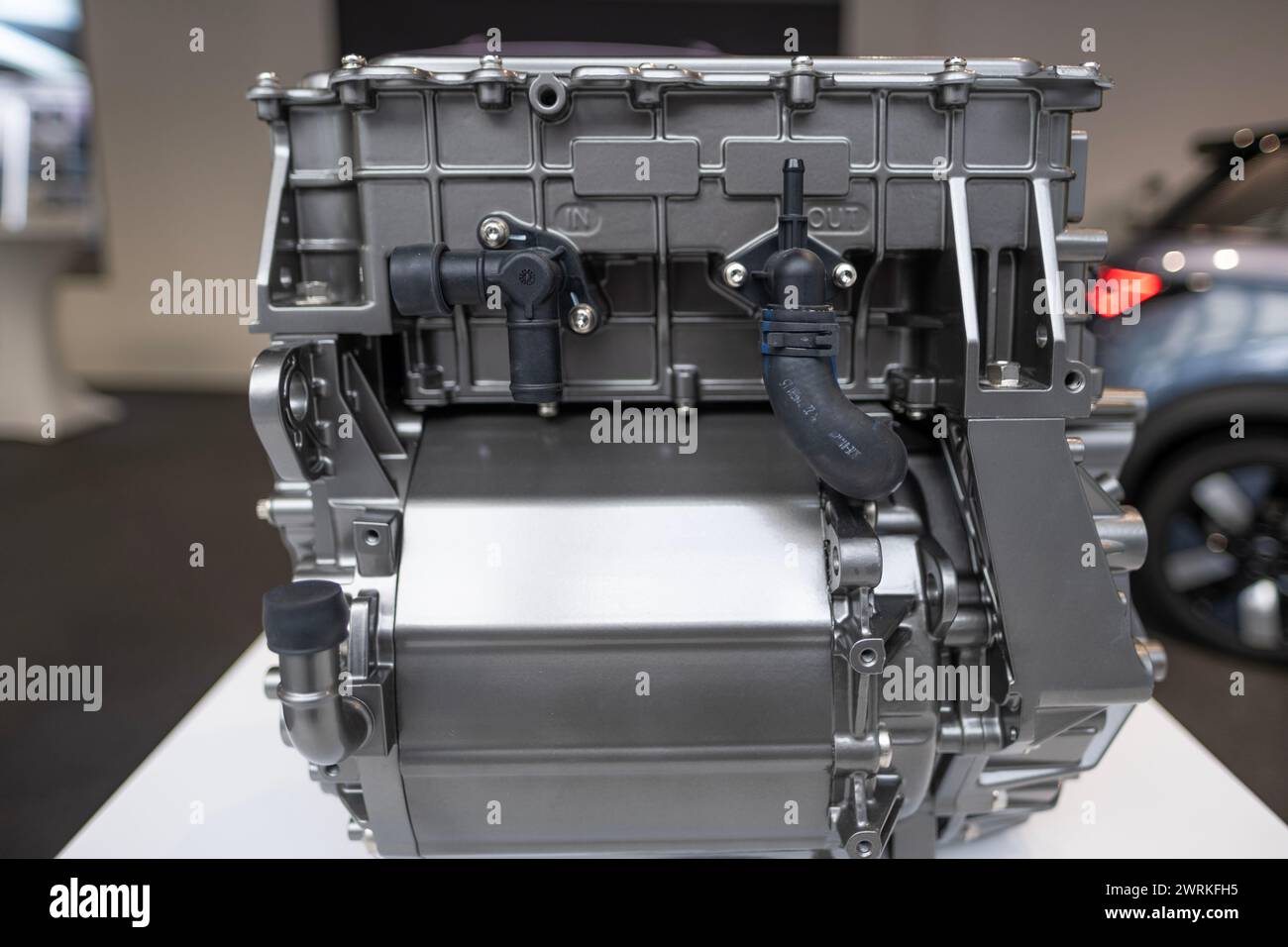 innovative electric motor BYD Electric Car, Logo on cap, traction ...