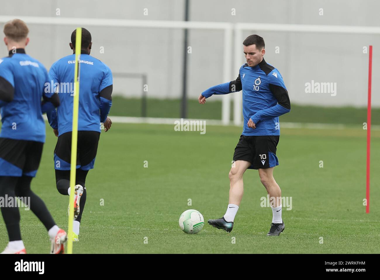 Knokke Heist, Belgium. 13th Mar, 2024. Club's Hugo Vetlesen pictured ...