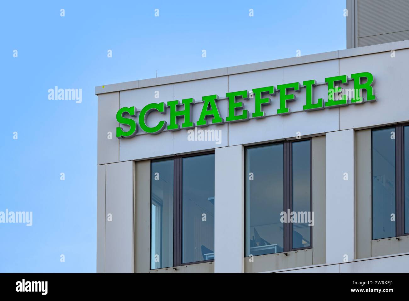Schaeffler Group office, global automotive supplier, German efficiency and productivity in a ...