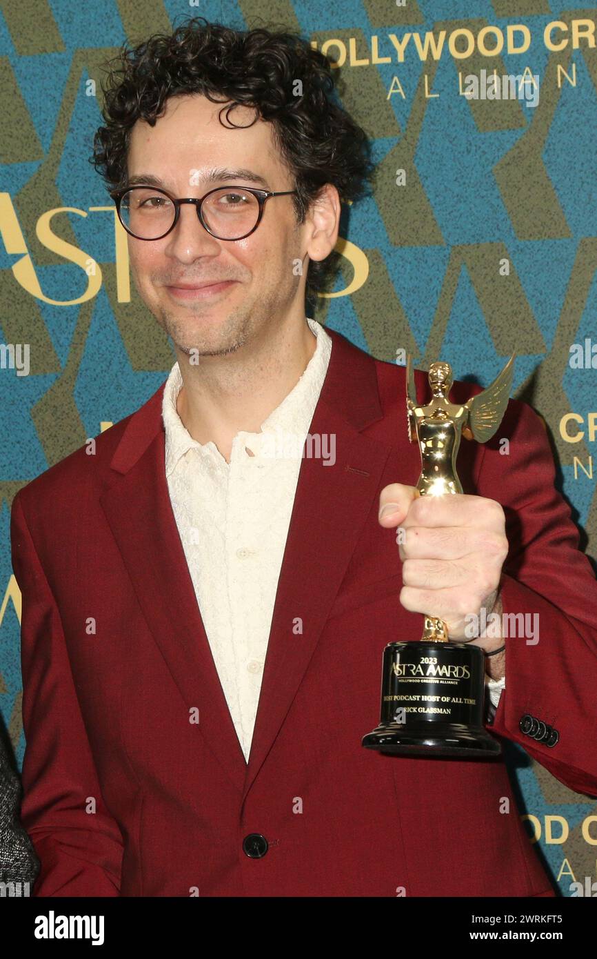 LOS ANGELES - JAN 8: Rick Glassman at the ASTRA TV Awards at the ...