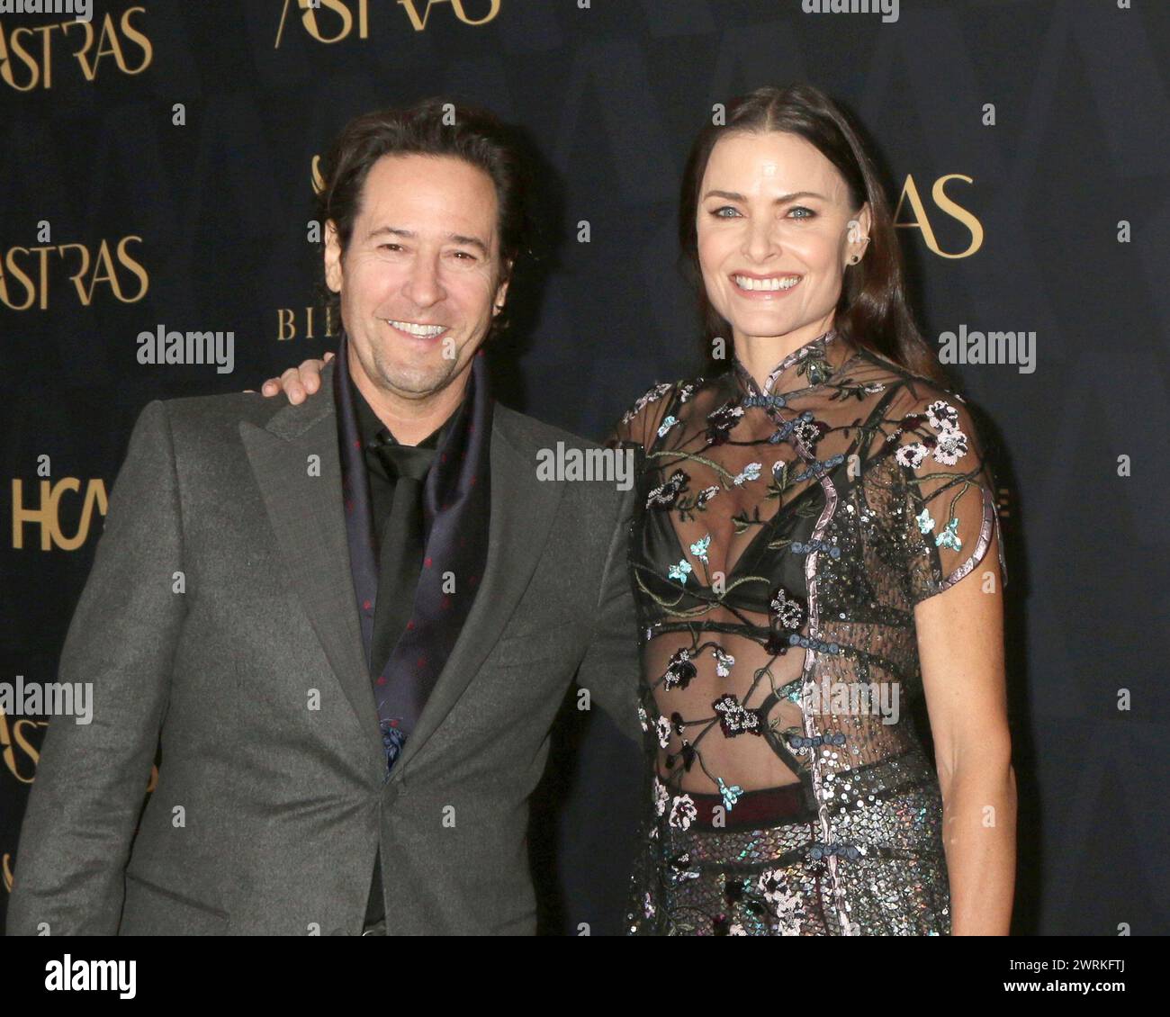 LOS ANGELES - JAN 8: Rob Morrow, Tara Westwood at the ASTRA TV Awards ...