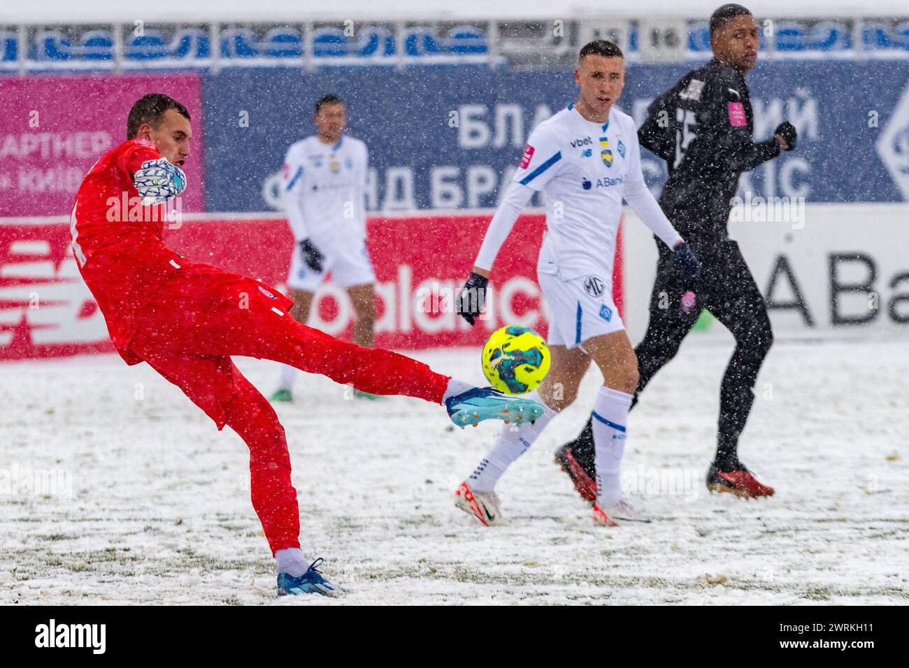 Non Exclusive: KYIV, UKRAINE - MARCH 12, 2024 - Goalkeeper of Luhansk ...