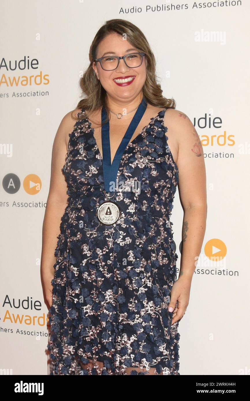 LOS ANGELES - MAR 4: Kelsey Navarro Foster at the Audie Awards at the ...