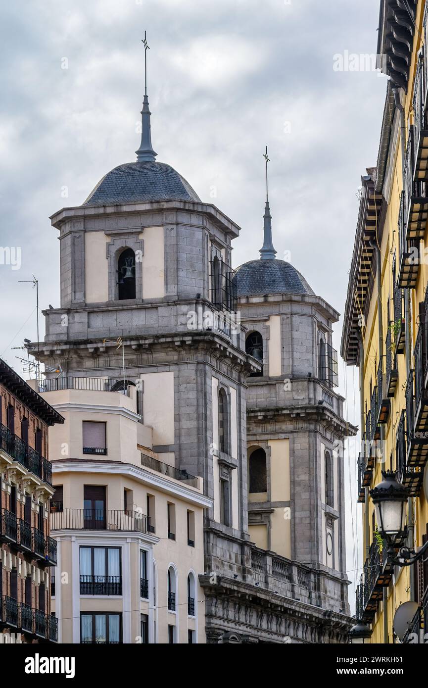 Building architecture of Royal Congregation of San Isidro, Madrid ...