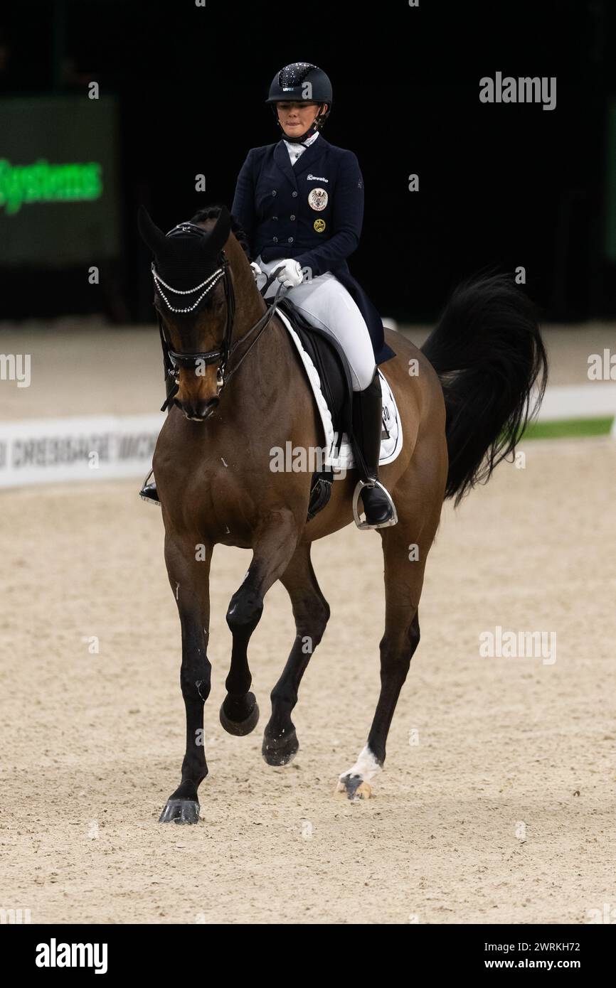 DenBosch, Netherlands - March 9, 2024. Diana Porsche of Austria ...