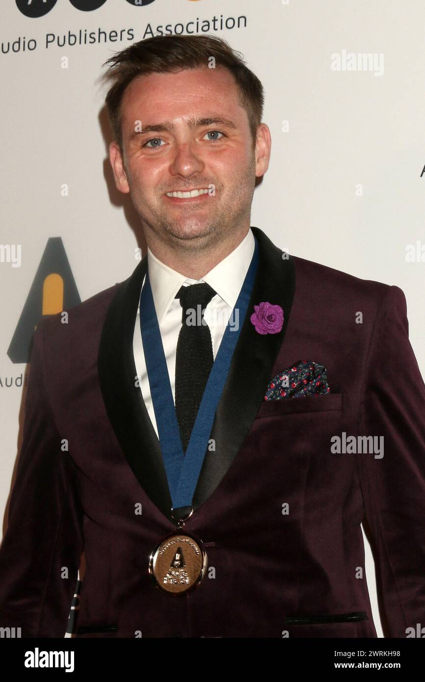 LOS ANGELES - MAR 4: Liam Gerrard at the Audie Awards at the Avalon ...
