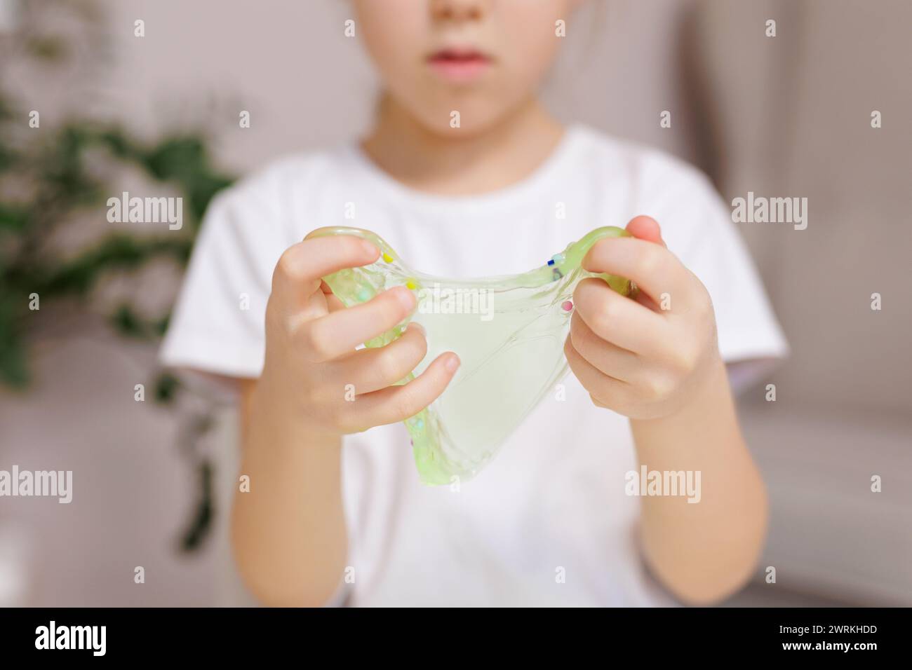 Kids slime at home hi-res stock photography and images - Alamy
