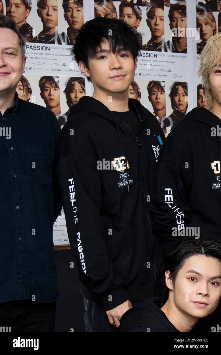 Ian Chan poses at the O2 Arena in London, Tuesday, March 12, 2024 ...