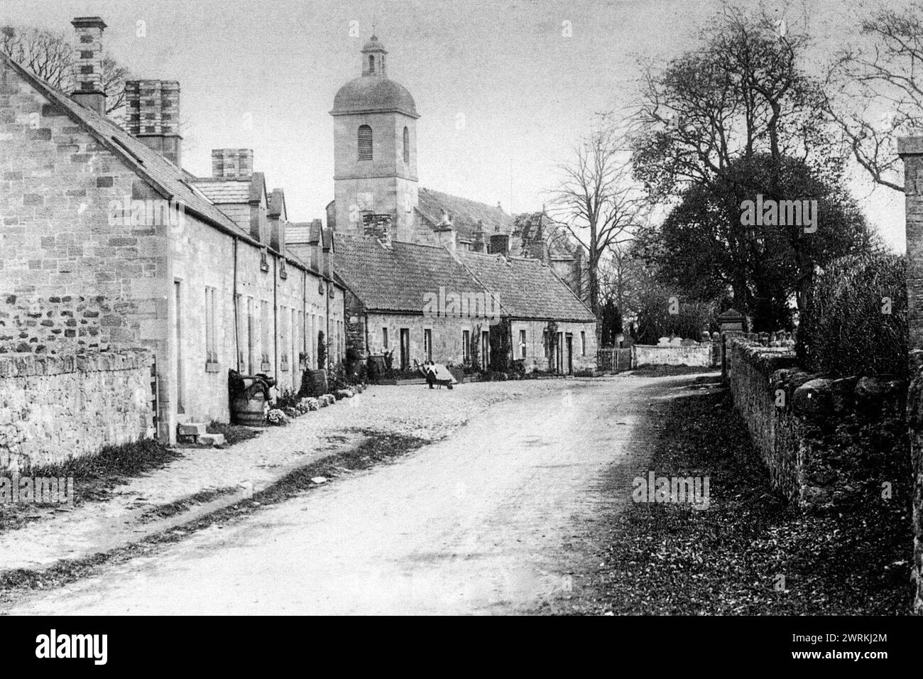 Ladykirk in the late 19th century all the houses in this view have been ...