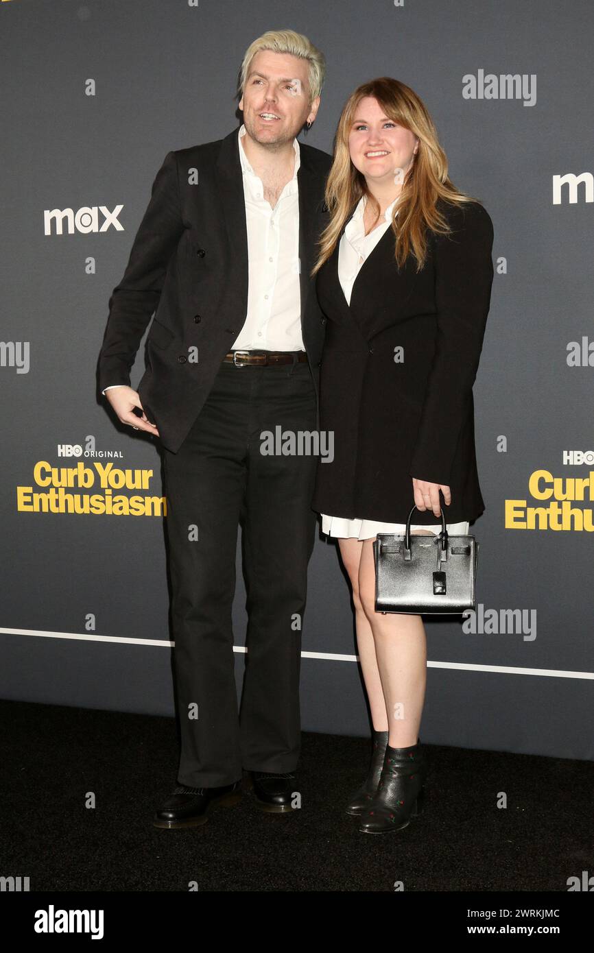 LOS ANGELES - JAN 30: Luke McGarry, Jillian Bell at the Curb Your ...