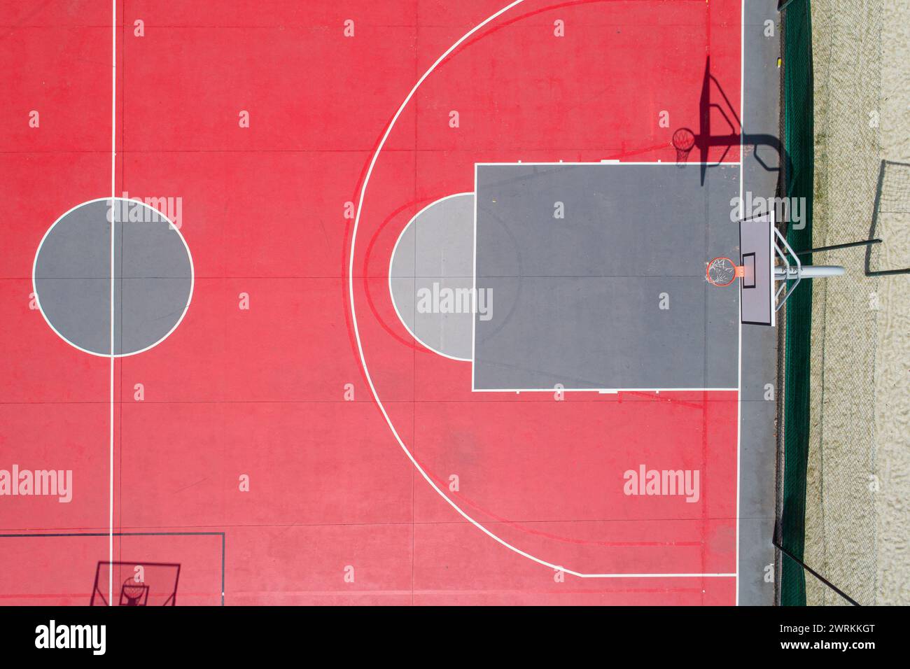 Basketball court construction hi-res stock photography and images - Alamy