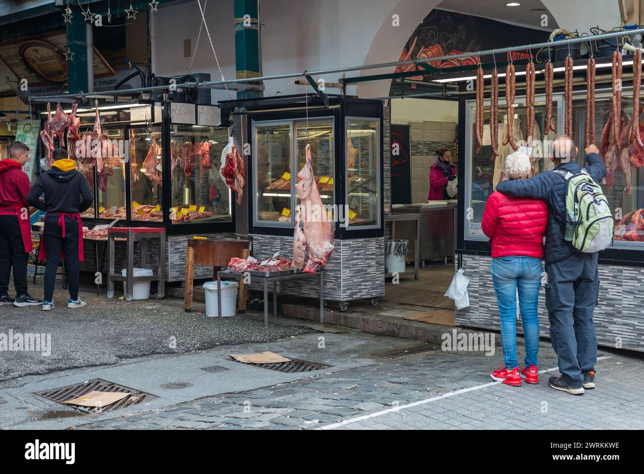 Butcher stand hi-res stock photography and images - Alamy