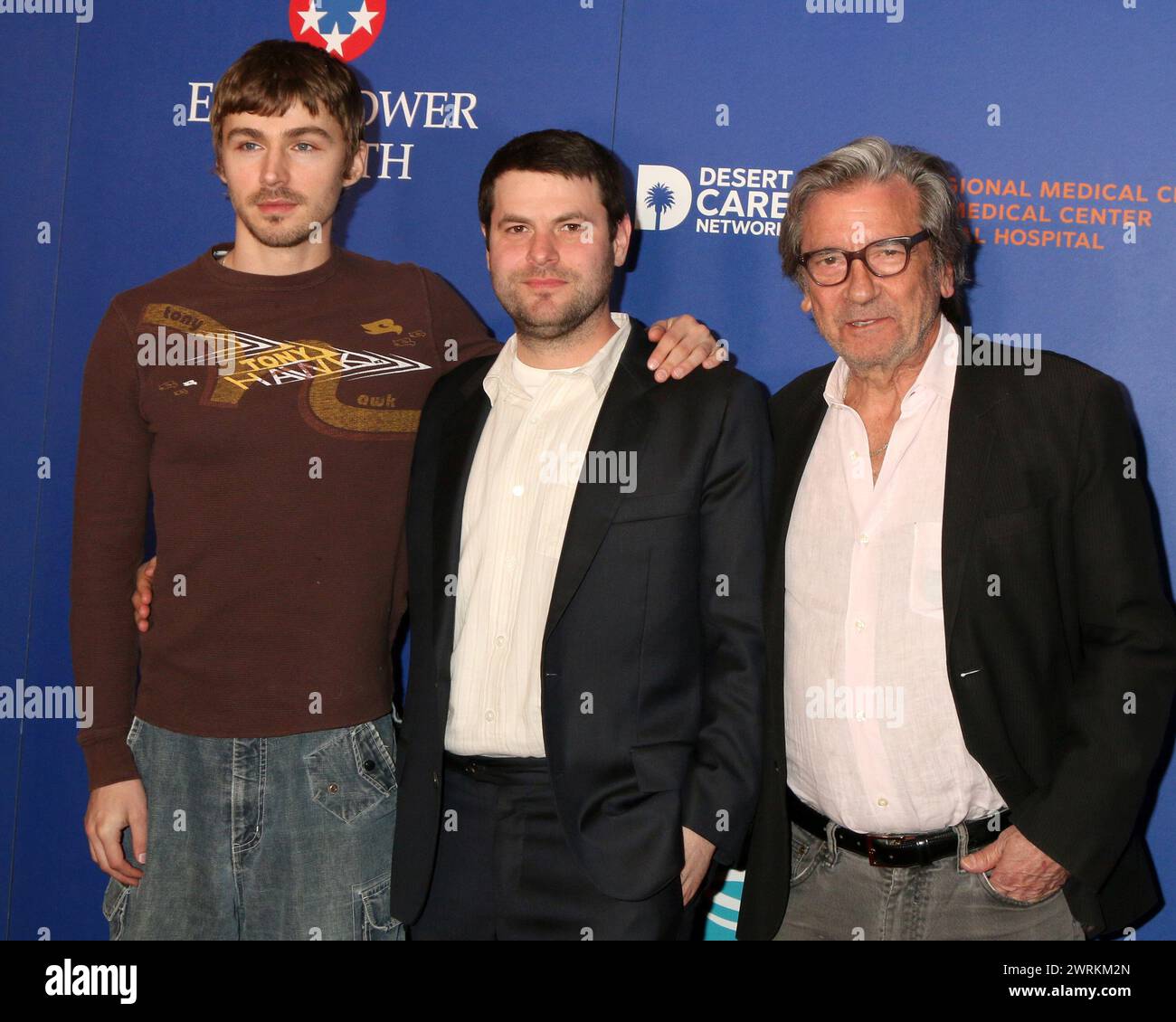 LOS ANGELES - JAN 13: Miles Heizer, Noah Pritzger, Griffin Dunne at the ...