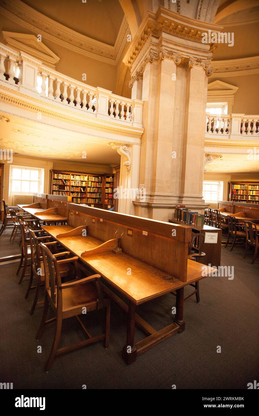 Inside the Radcliffe Camera library in Oxfordshire in the UK Stock ...