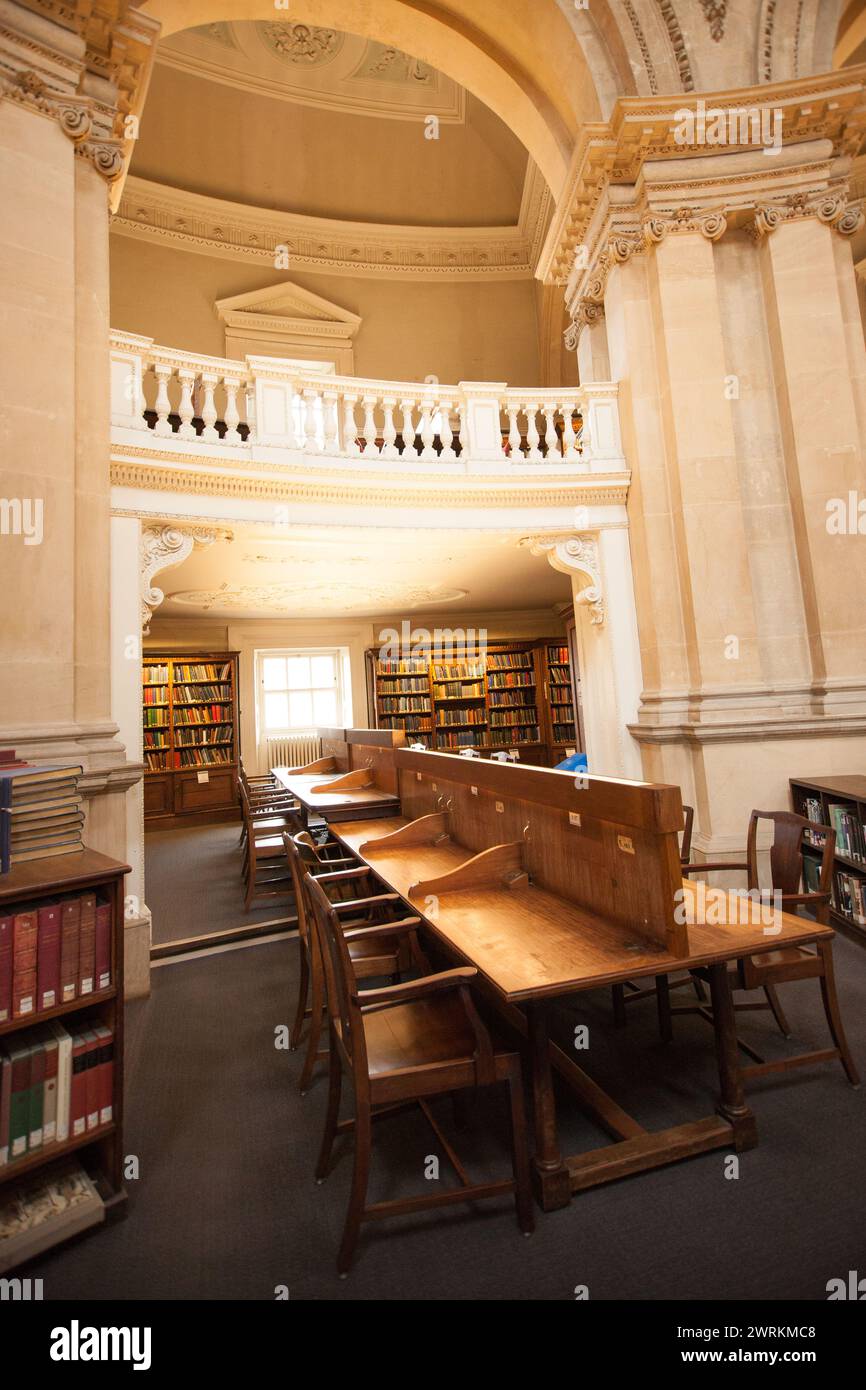 Inside the Radcliffe Camera library in Oxfordshire in the UK Stock ...