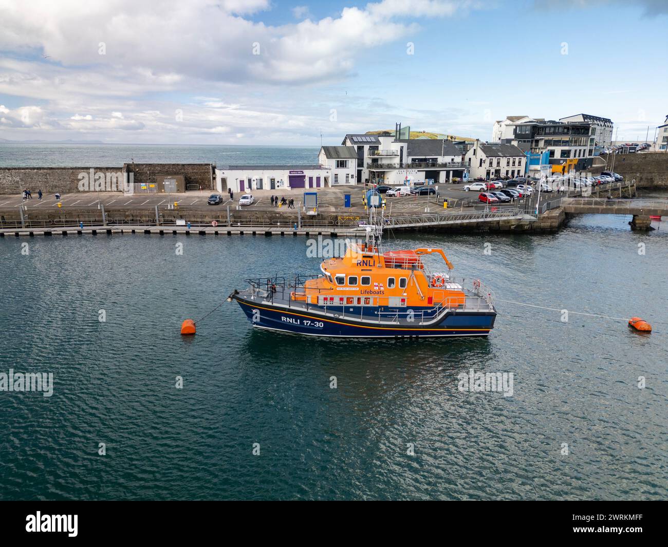 RNLB William Gordon Burr based in Portrush, Northern Ireland. A Severn ...