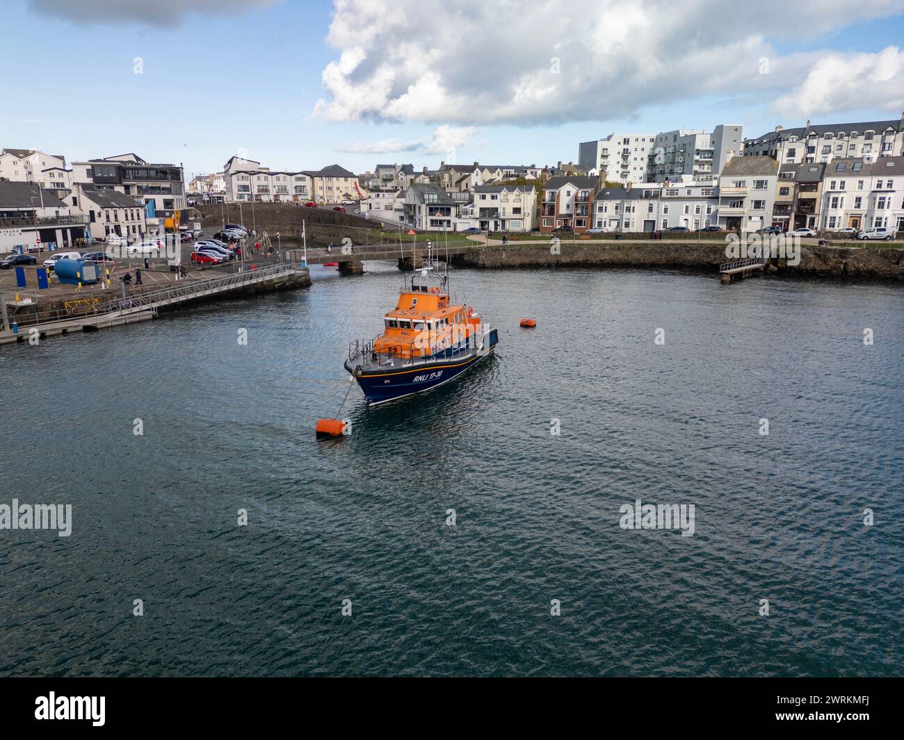 RNLB William Gordon Burr based in Portrush, Northern Ireland. A Severn ...