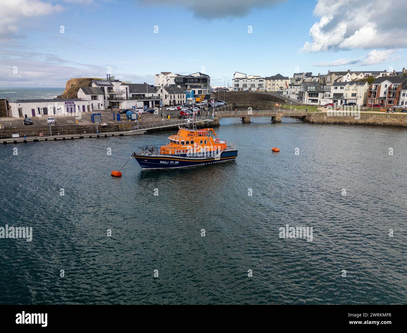 RNLB William Gordon Burr based in Portrush, Northern Ireland. A Severn ...