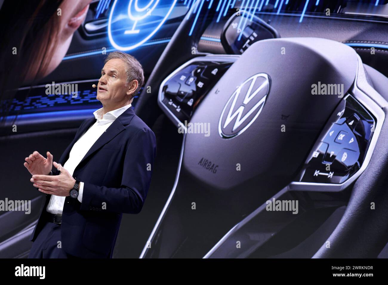Oliver Blume, Vorstandsvorsitzender der Volkswagen Group, CEO, Jahrespressekonferenz der VW ...