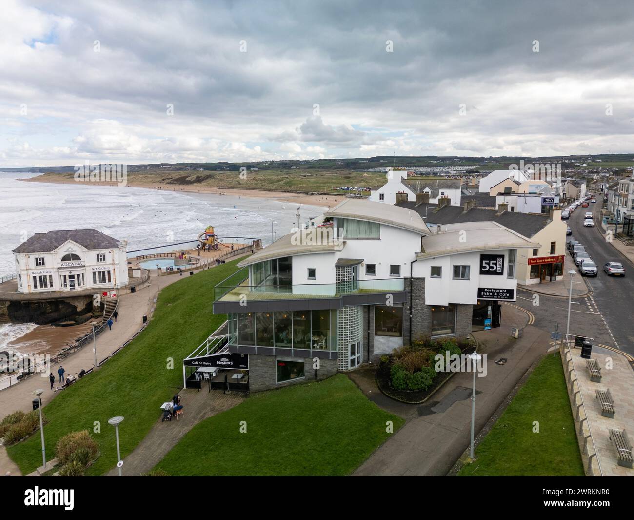 Aerial images of 55 Degrees North situated on the Causeway Road in ...
