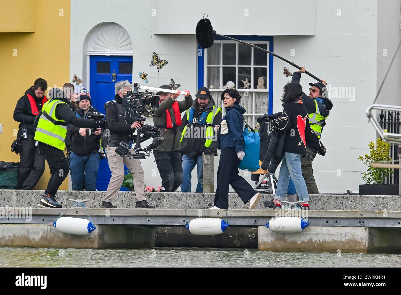 Weymouth, Dorset, UK. 13th March 2024. Irish black comedy television ...