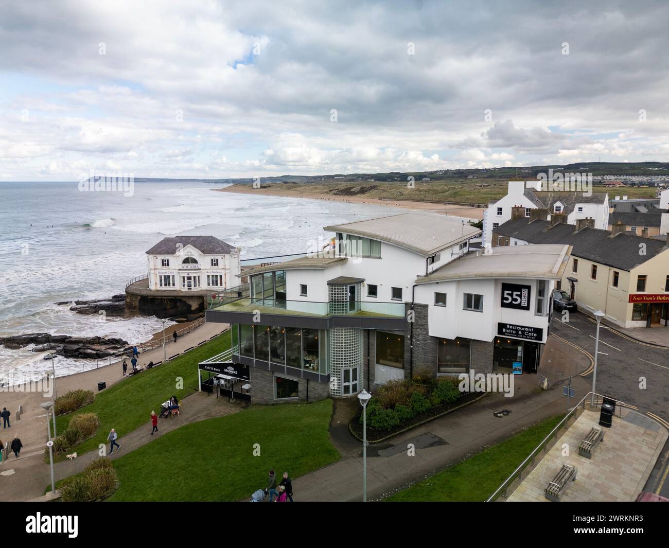 Aerial images of 55 Degrees North situated on the Causeway Road in ...