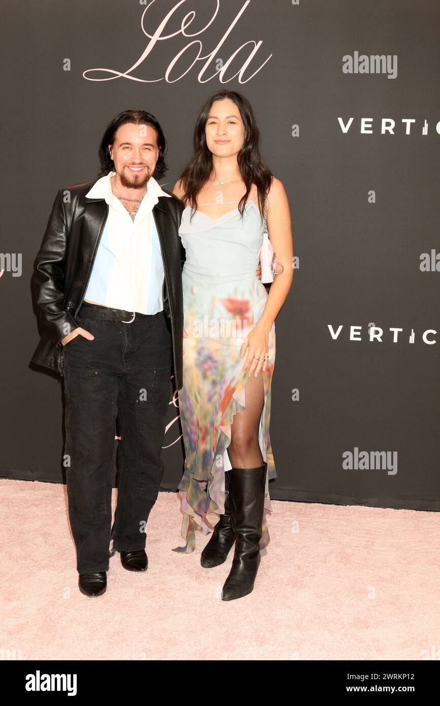 LOS ANGELES - FEB 3: Luca Kingston, Amanda Lim at the "Lola" Special ...