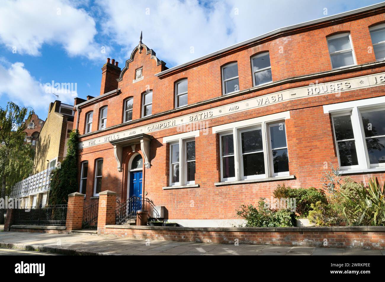 The Wells and Campden Baths and Wash-Houses, Hampstead, Flask Walk ...