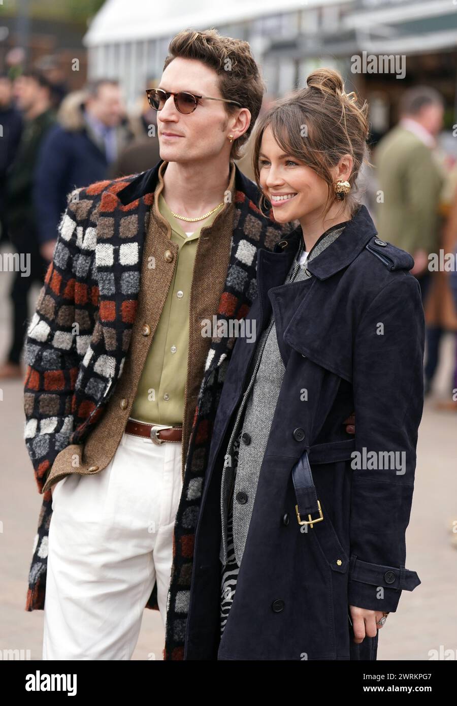 Oliver Proudlock and Emma Louise Connolly on day two of the 2024 ...