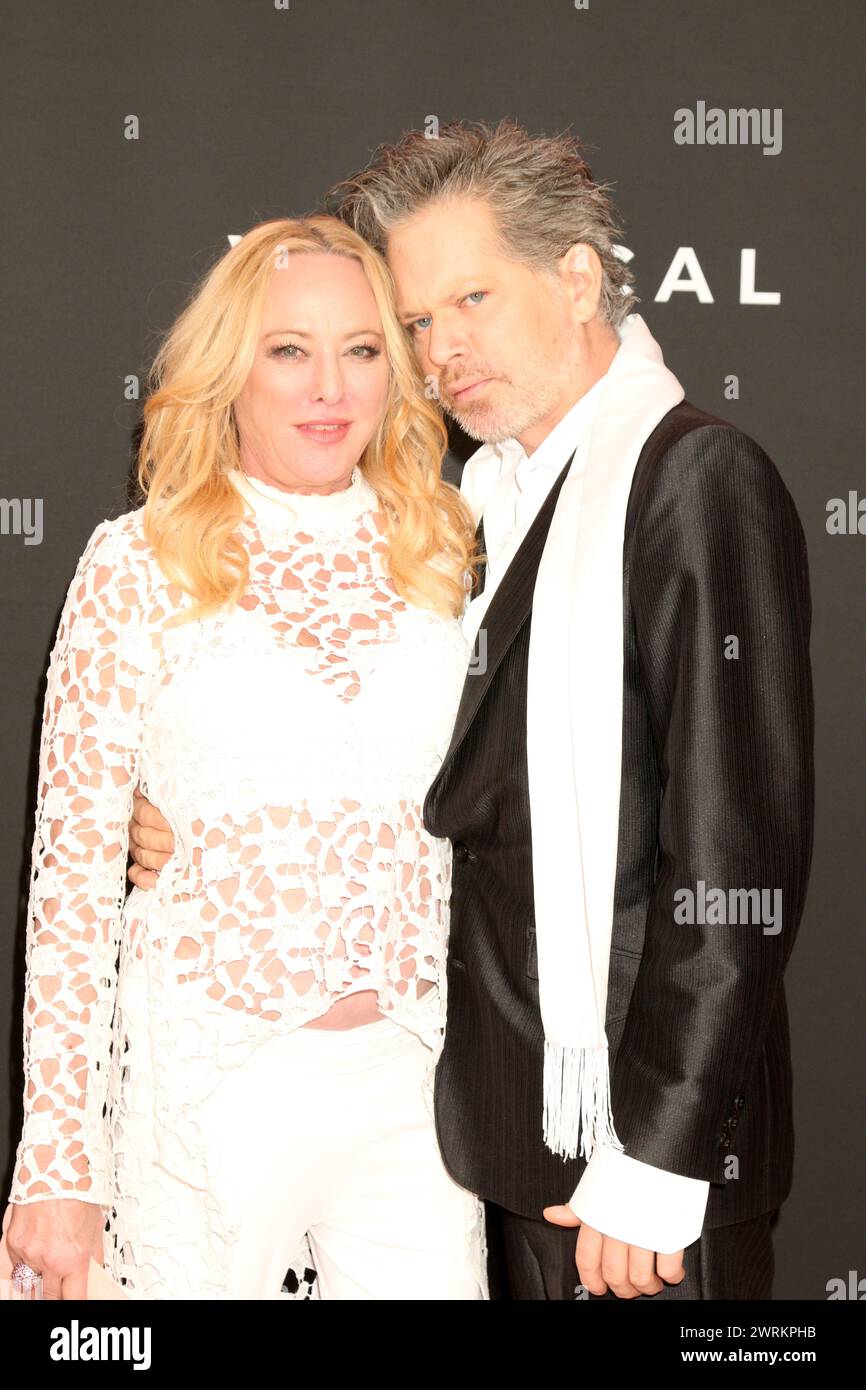 LOS ANGELES - FEB 3: Virginia Madsen, Nick Holmes at the "Lola" Special VIP Screening at the ...
