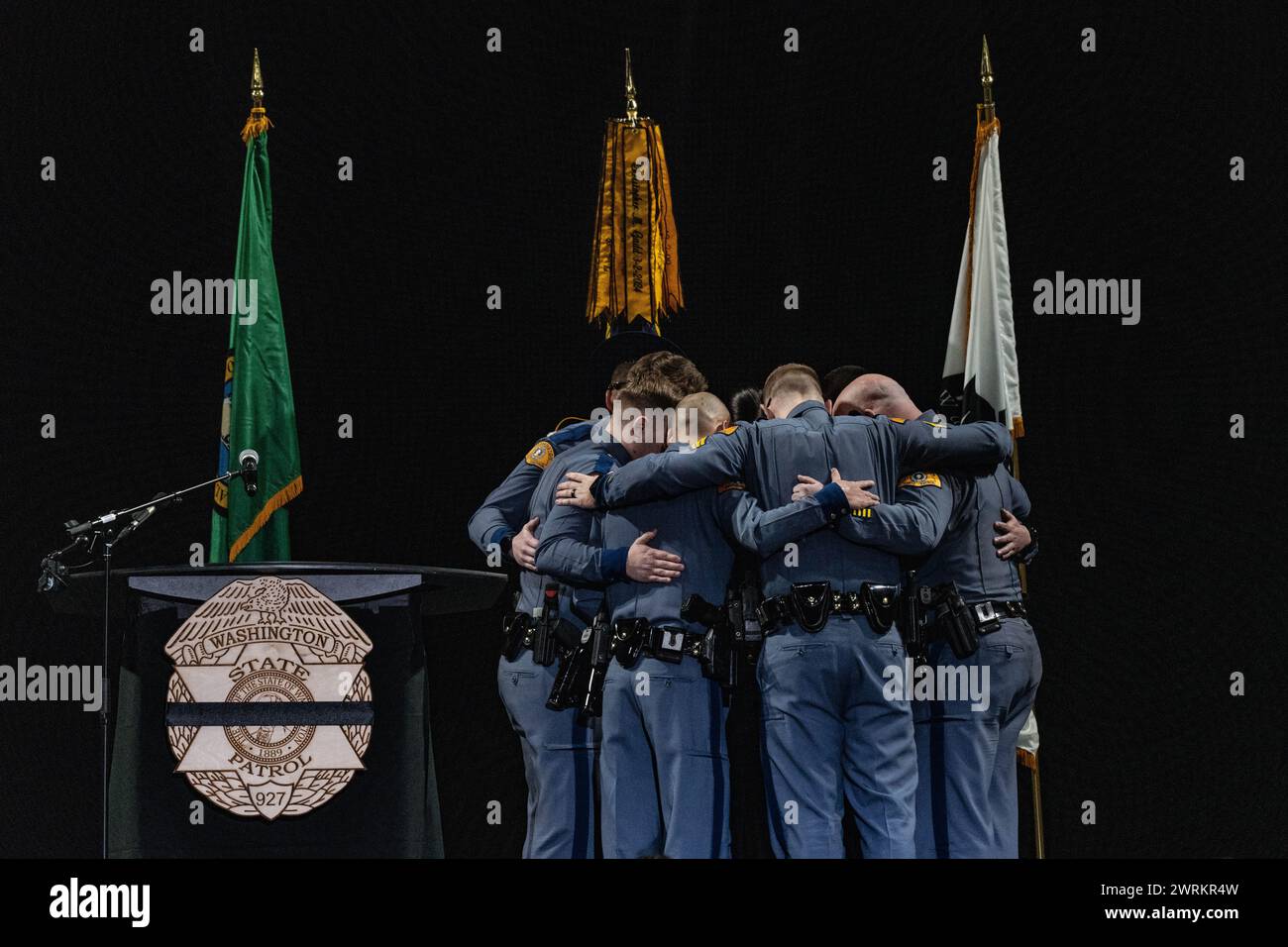 Close friends and coworkers of Washington State Patrol trooper Chris ...