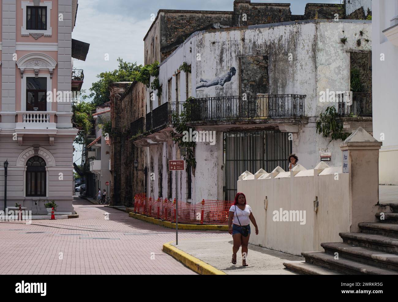 Panama City old town architecture Stock Photo - Alamy