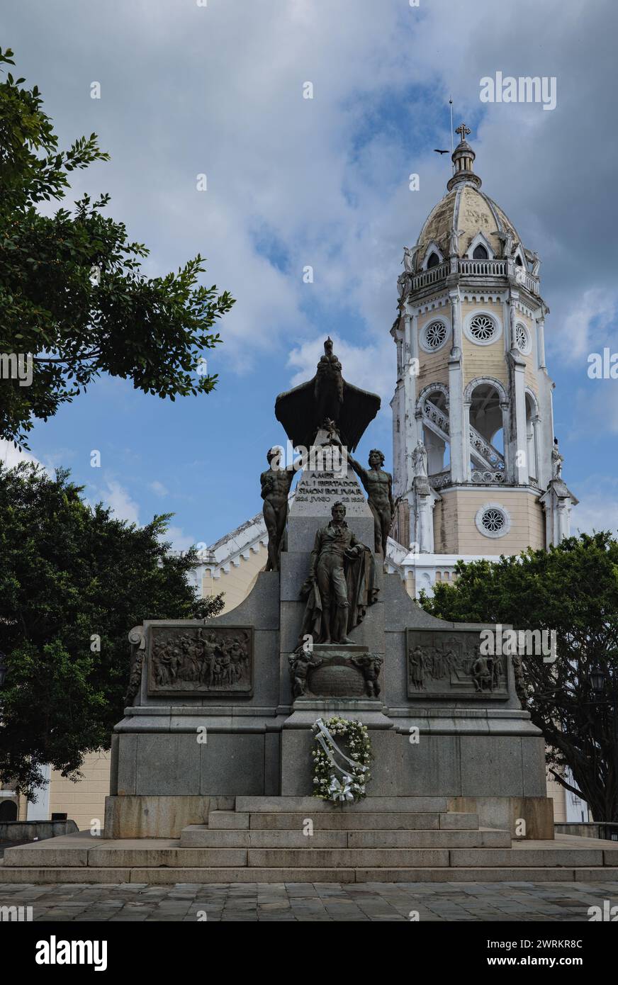 Panama City old town architecture Stock Photo - Alamy