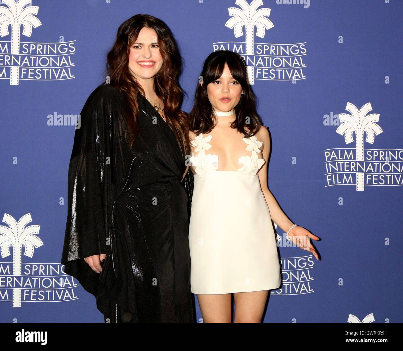 LOS ANGELES - JAN 11: Jade Halley Bartlett, Jenna Ortega at the Miller ...