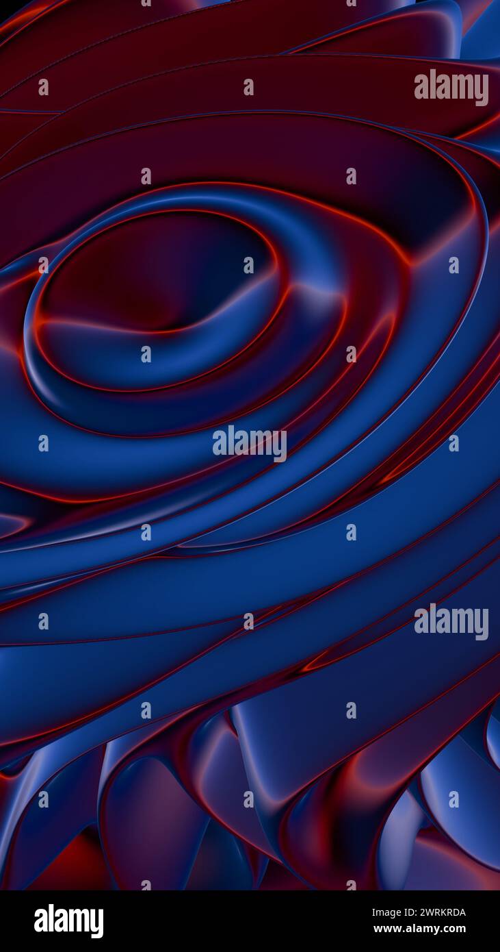A 3D glass abstract form background, presenting a sleek and ...
