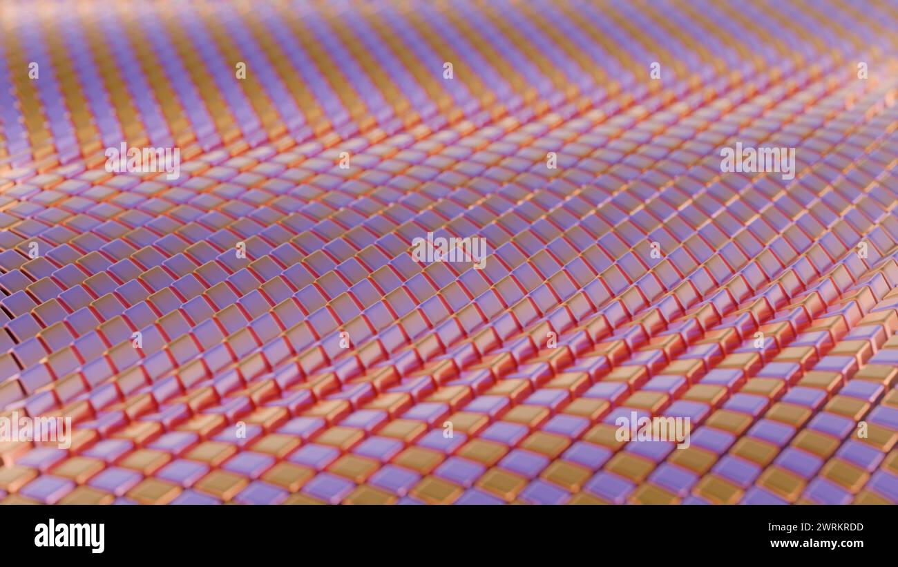 Simplified Blockchain Depicted Through Stylized Geometric Shapes Offering A Modern And Abstract