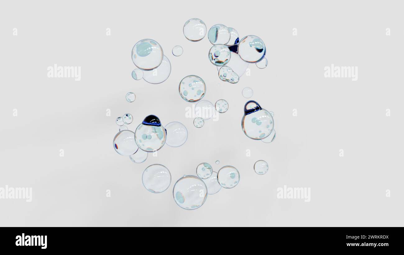 A 3D glass abstract form background, providing a modern and stylish ...