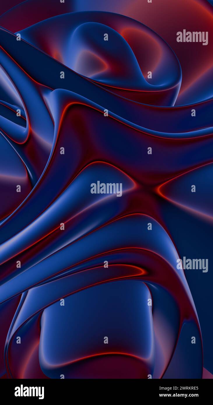 A 3D glass abstract form background, presenting a sleek and ...