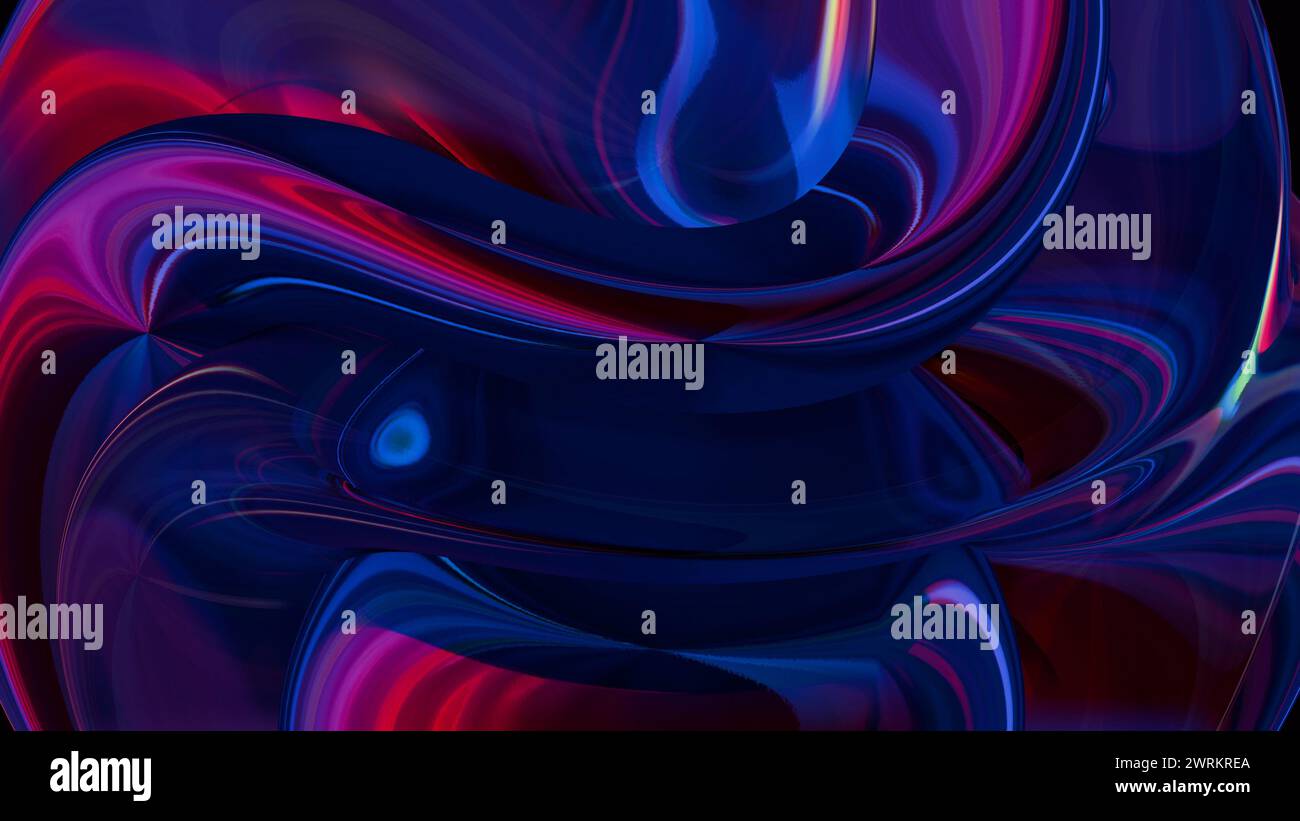 A 3D glass abstract form background, presenting a sleek and ...