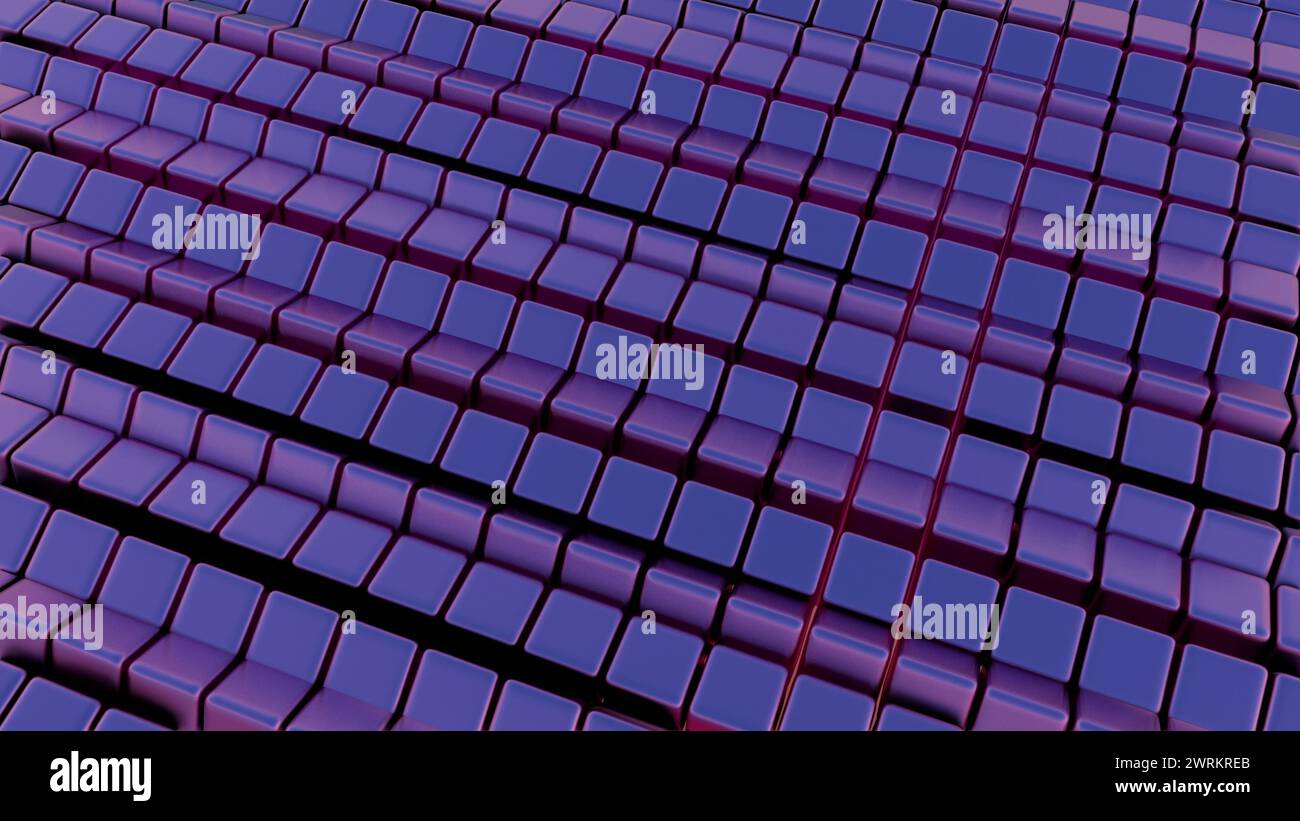 Simplified Blockchain Depicted Through Stylized Geometric Shapes Offering A Modern And Abstract