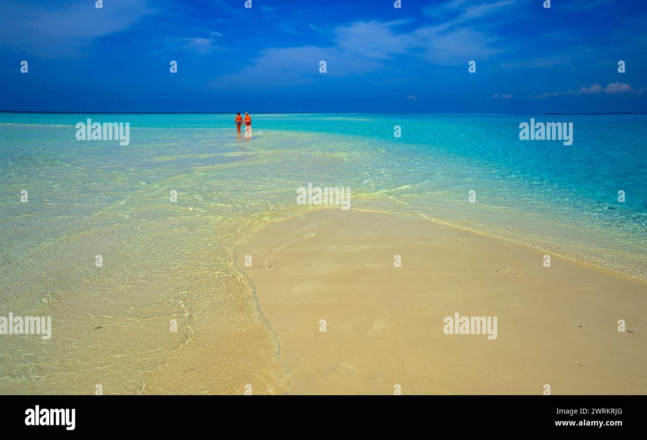 Remote sandbank at Kuredu Island, the Maldives Stock Photo - Alamy